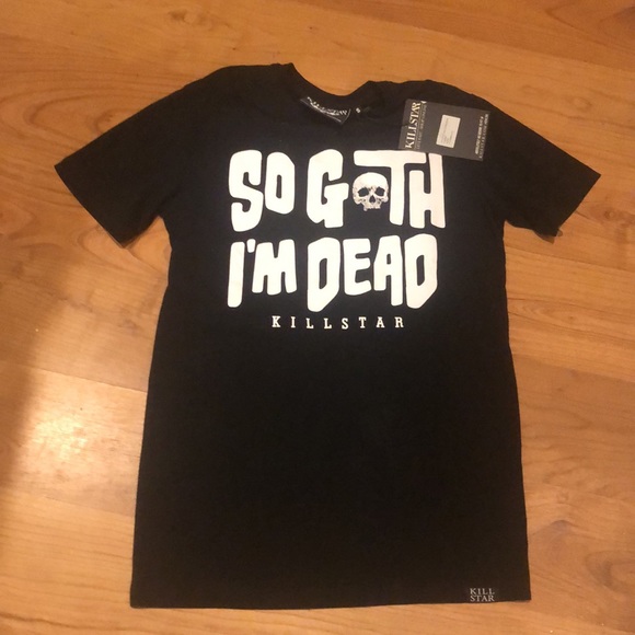 Killstar | Tops | Killstar So Goth Im Dead S Brand New With Tags Unisex ...